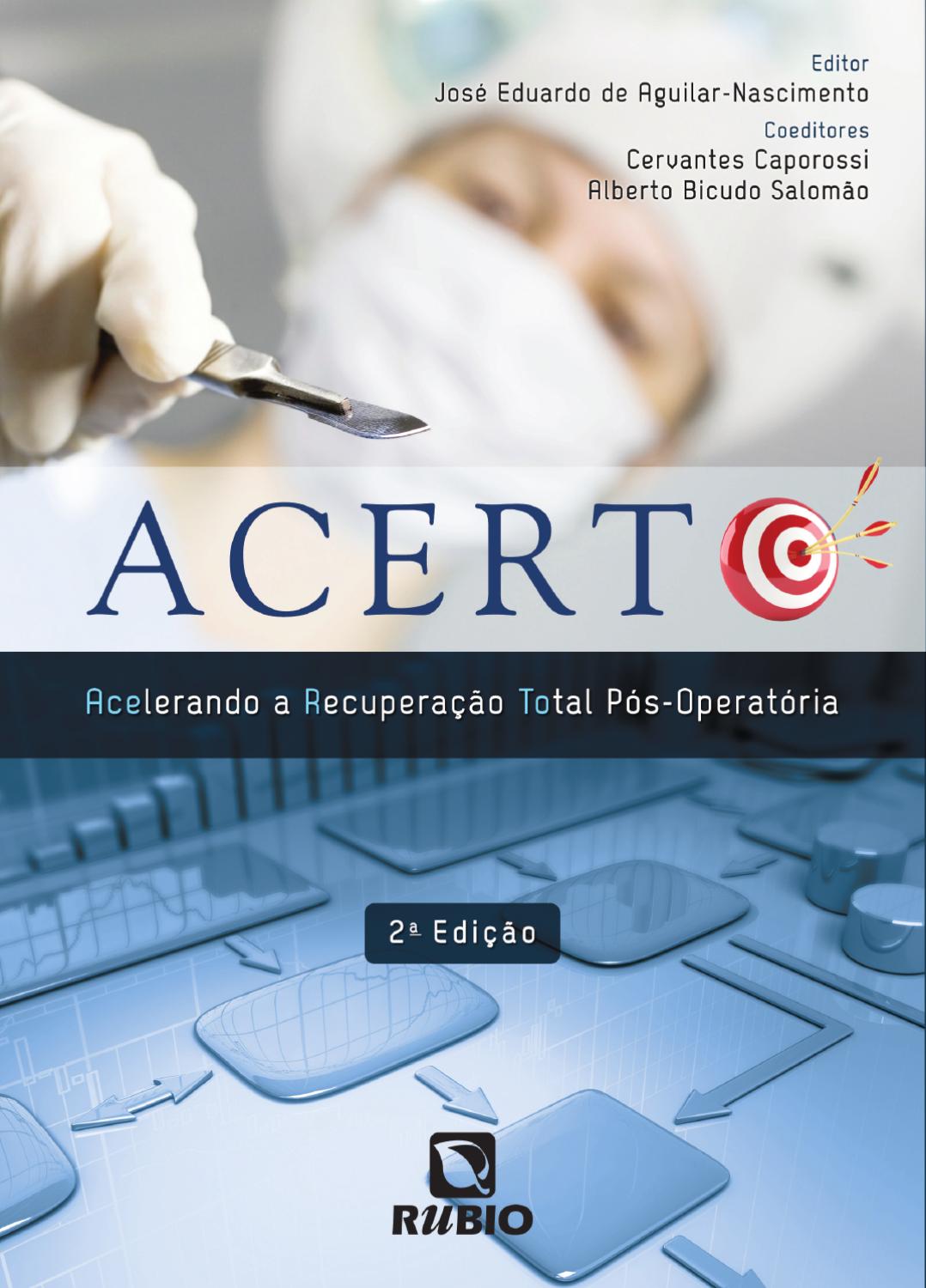 ACERTO – Acelerando a Recuperação Total Pós-Operatória by Editora Rubio ...