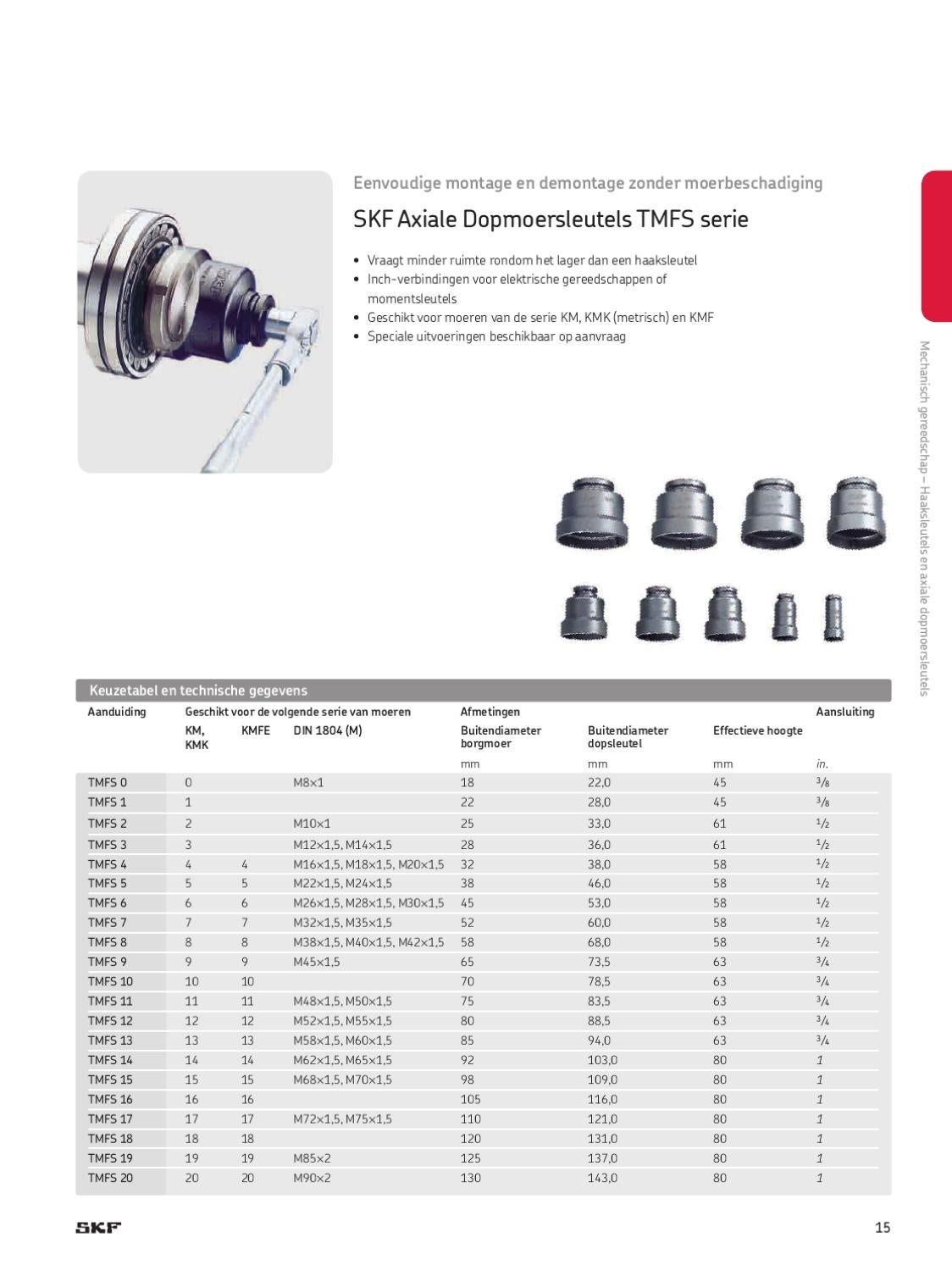 SKF Onderhoudsgereedschappen en smeermiddelen by ERIKS Nederland (page 17) - issuu