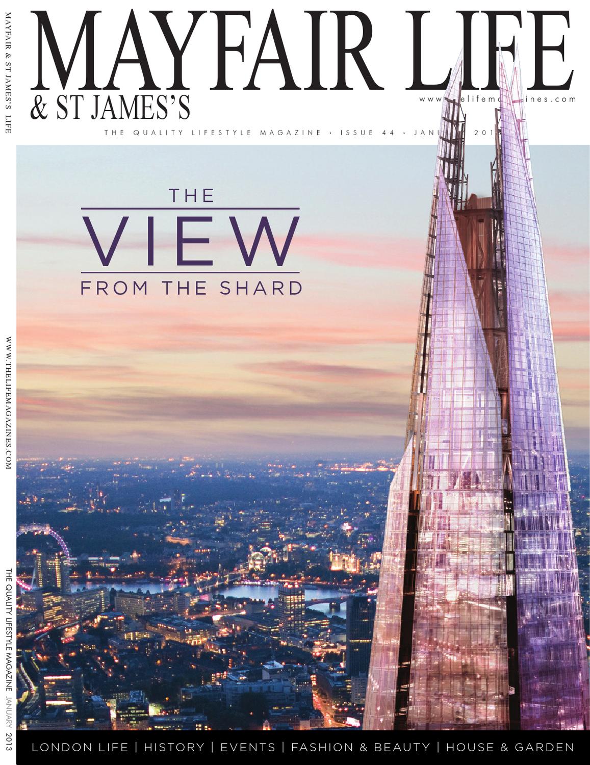 Mayfair Life Magazine January 2013 by FishMedia - issuu