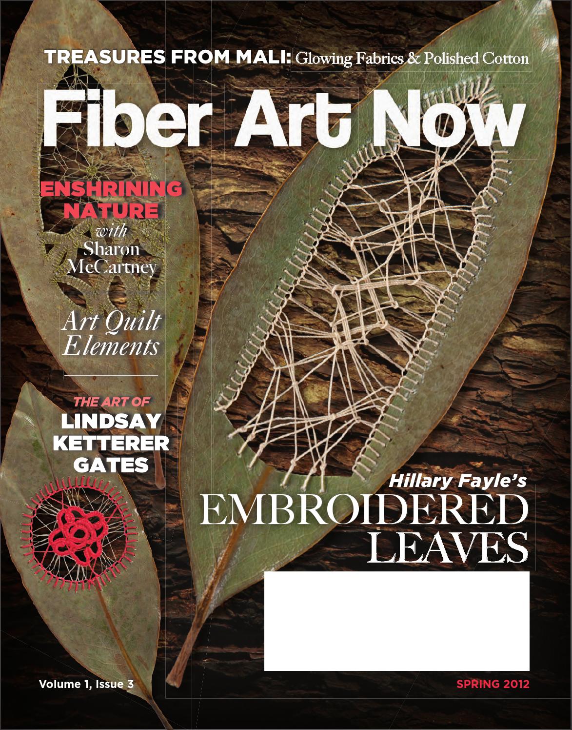 Fiber Art Now magazine, Spring 2012 by Glenna - issuu