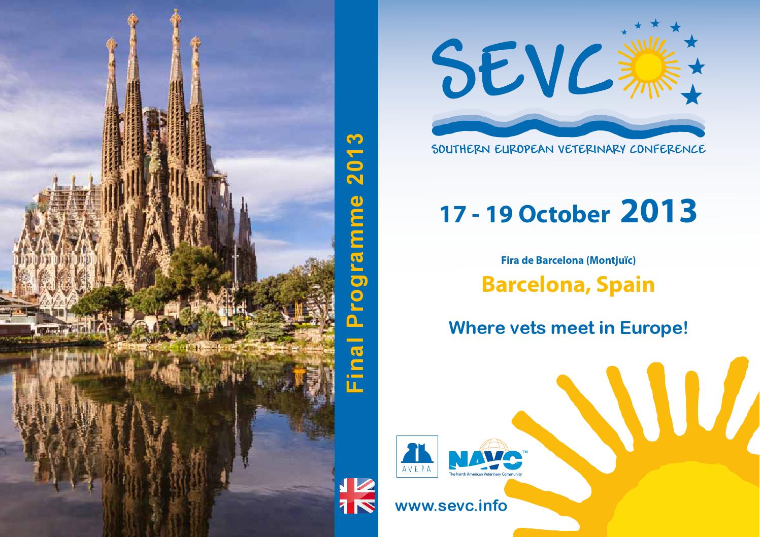 SEVC 2013 Final Programme by SEVC - issuu