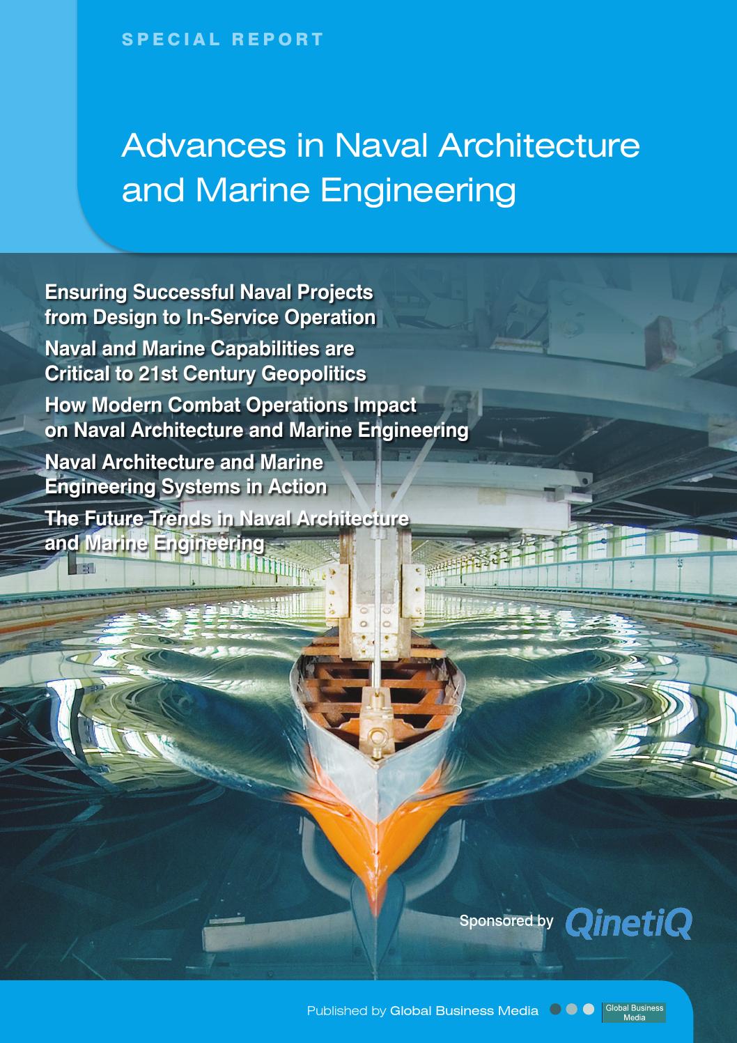 Special Report – Advances in Naval Architecture and Marine Engineering ...