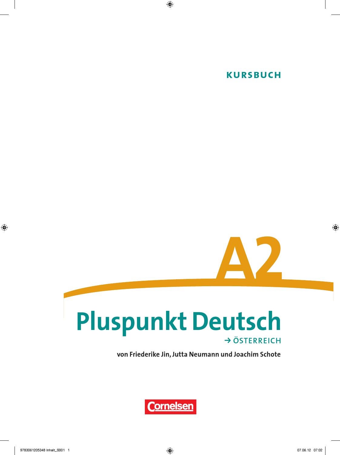 Pluspunkt Deutsch - Kursbuch A2 by Österreichischer Integrationsfonds - issuu