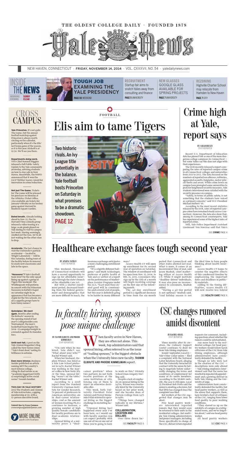 Today's Paper by Yale Daily News - issuu