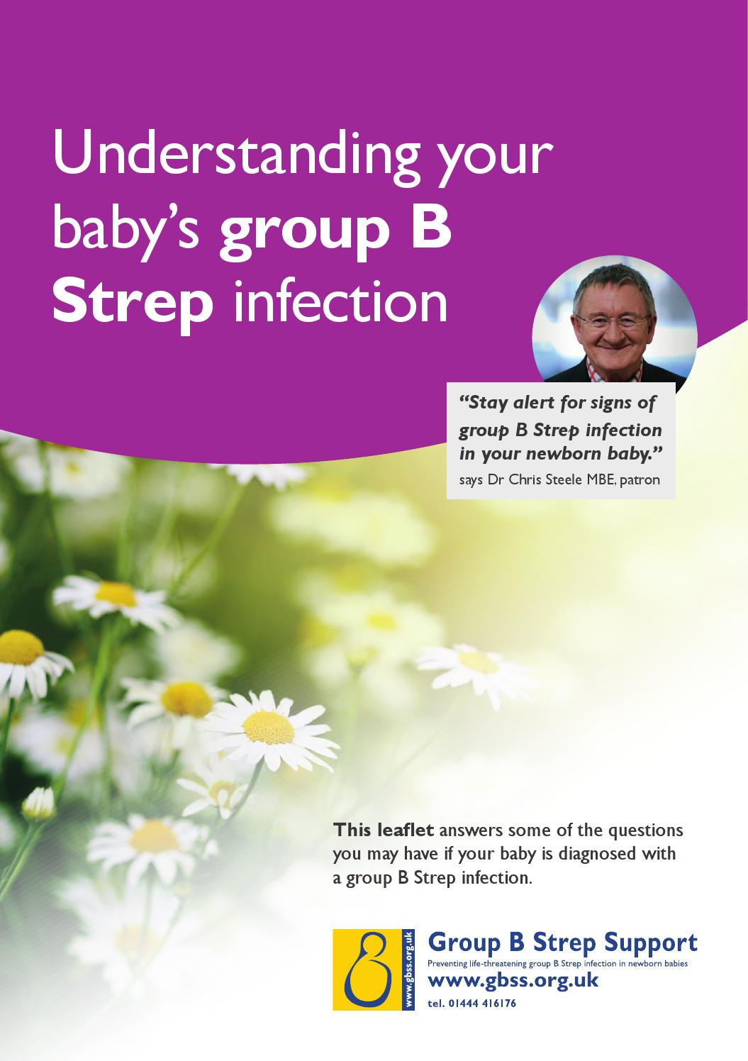 Understanding your baby's group b Strep infection leaflet by Group B ...