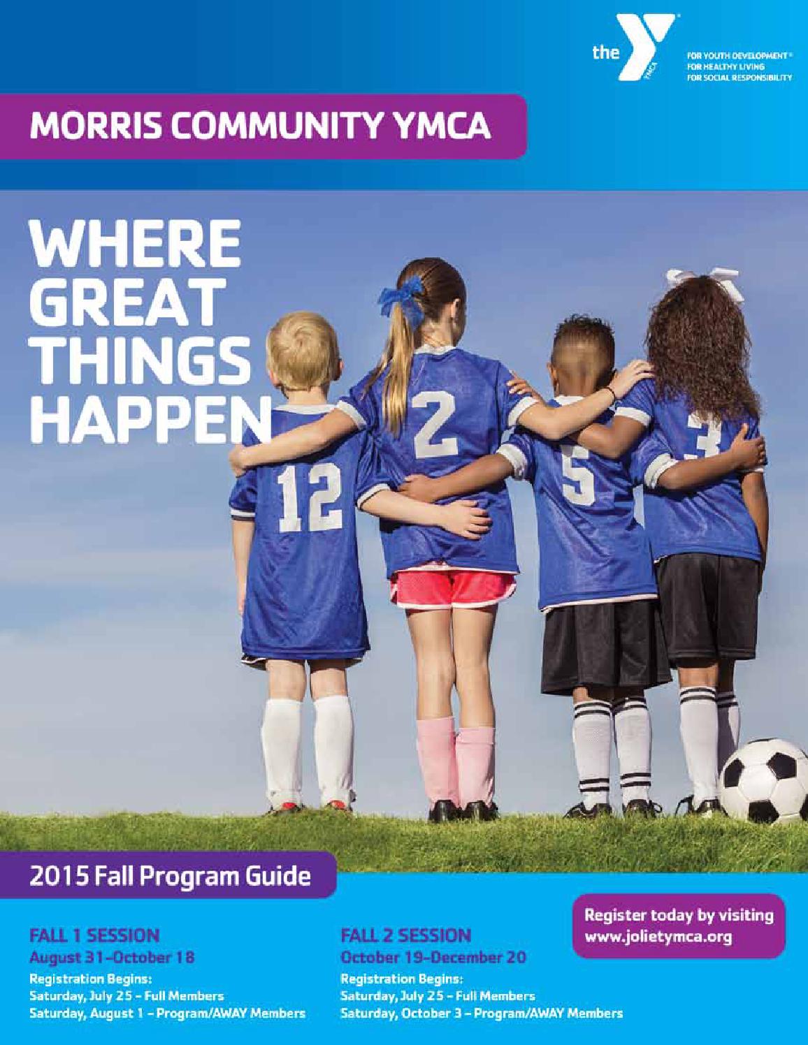 Morris YMCA Fall 2015 Programs Brochure by Indesign Web - issuu