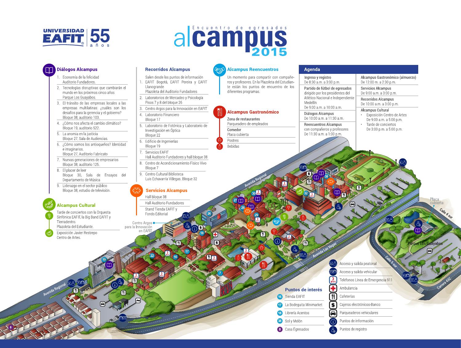ISSUU - Mapa Alcampus 2015 by Universidad Eafit