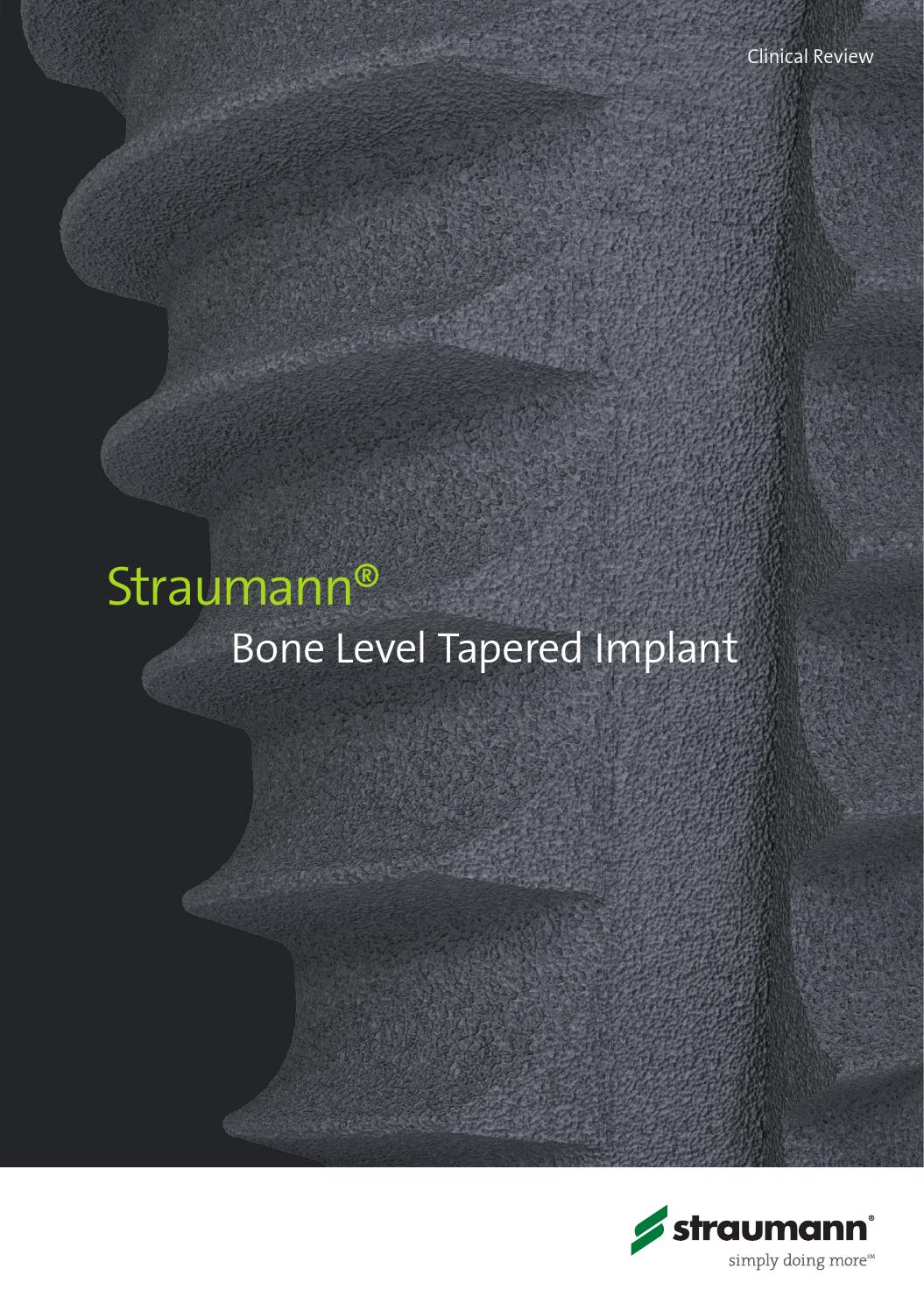 Straumann® Bone Level Tapered Implant - Clinical Review by Institut ...