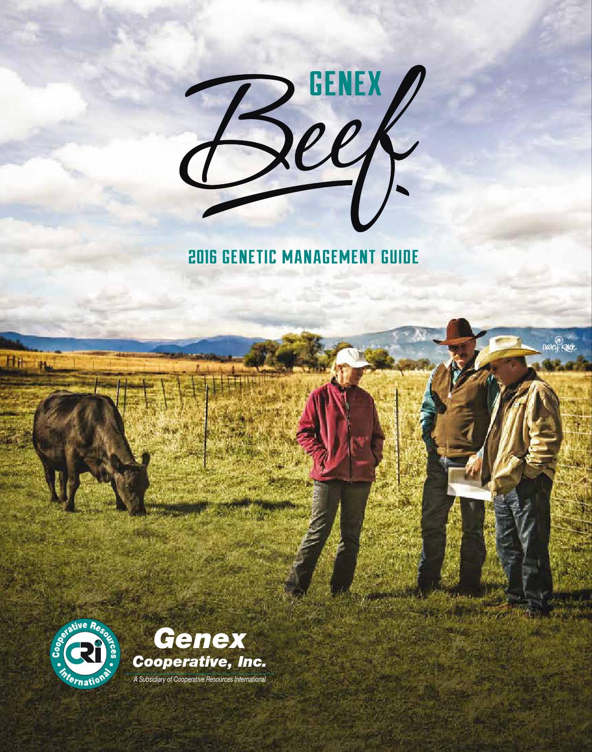 2016 Genex Beef Genetic Management Guide by Genex Cooperative, Inc. - issuu