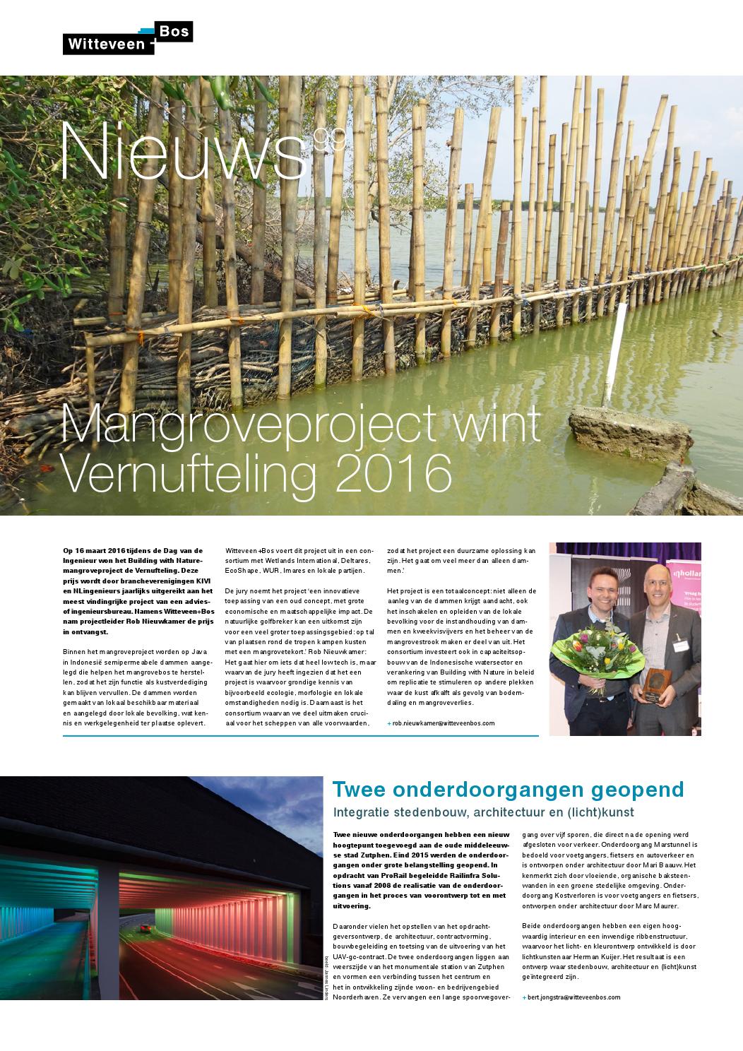 Witteveen+Bos Nieuws 99 by Witteveen+Bos - issuu