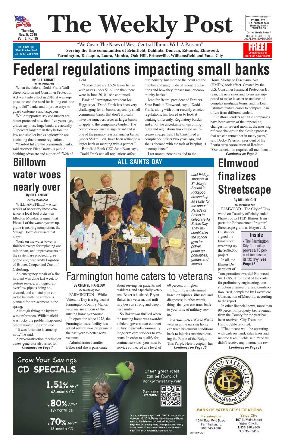 The Weekly Post 11/5/15 by The Weekly Post - issuu