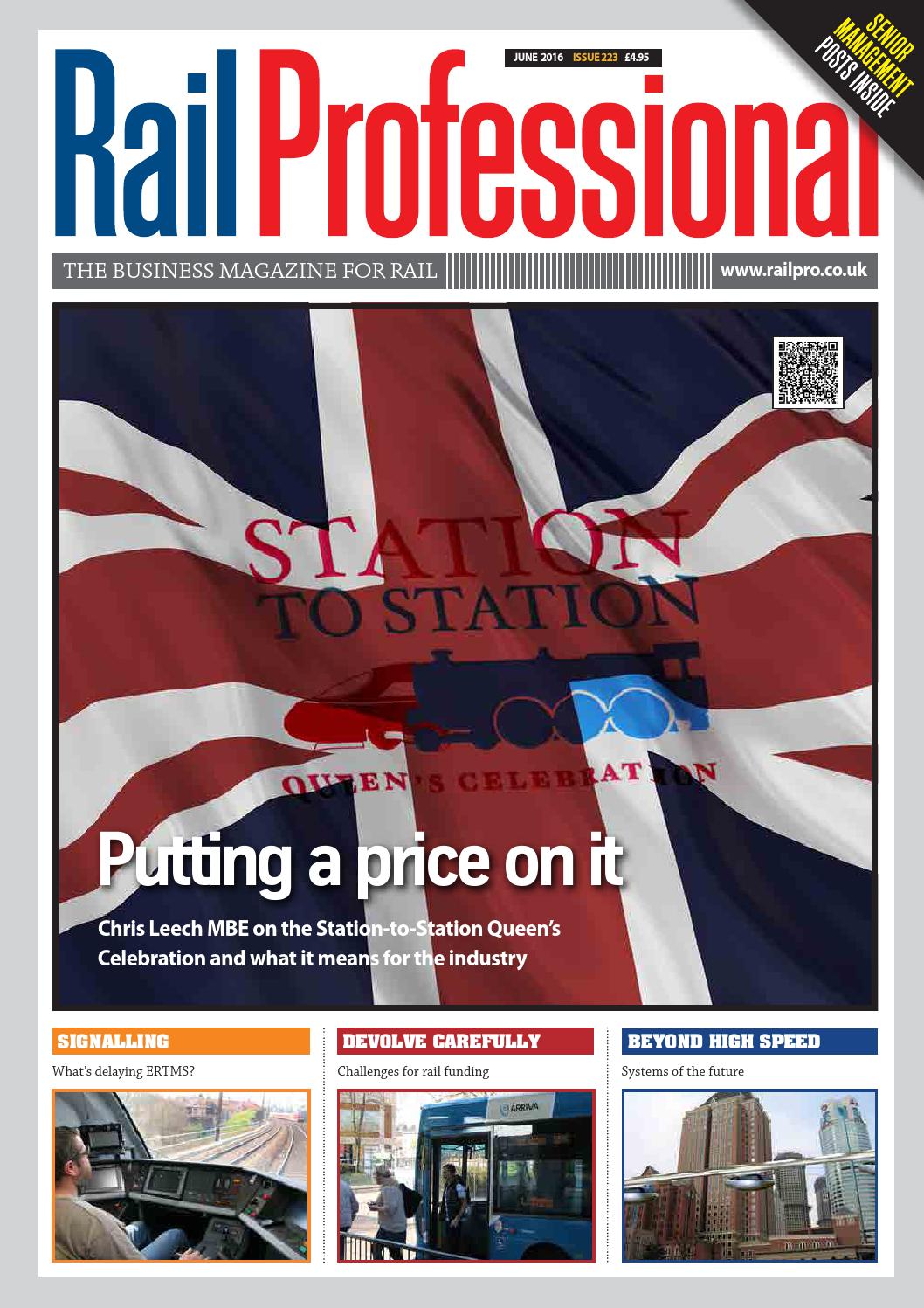 June 2016 issue by RAIL PROFESSIONAL MAGAZINE - issuu