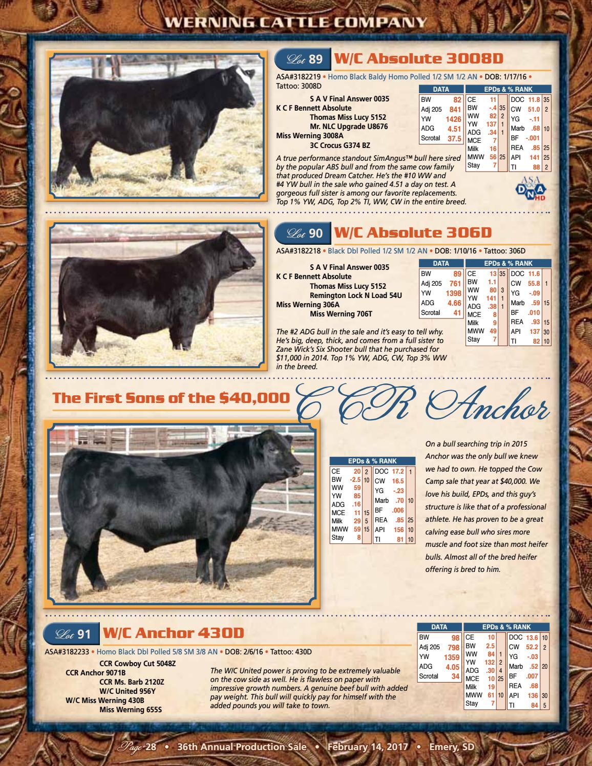Werning Cattle Sale Catalog 2017 by Eberspacher Enterprises (page 30 ...
